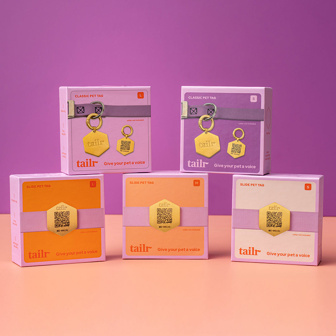 Tailr QR Code Pet ID Tags